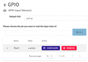 GPIO App | PiCockpit