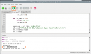 Run web server to control onboard LED on Raspberry Pi Pico W — PiCockpit | Monitor and Control ...