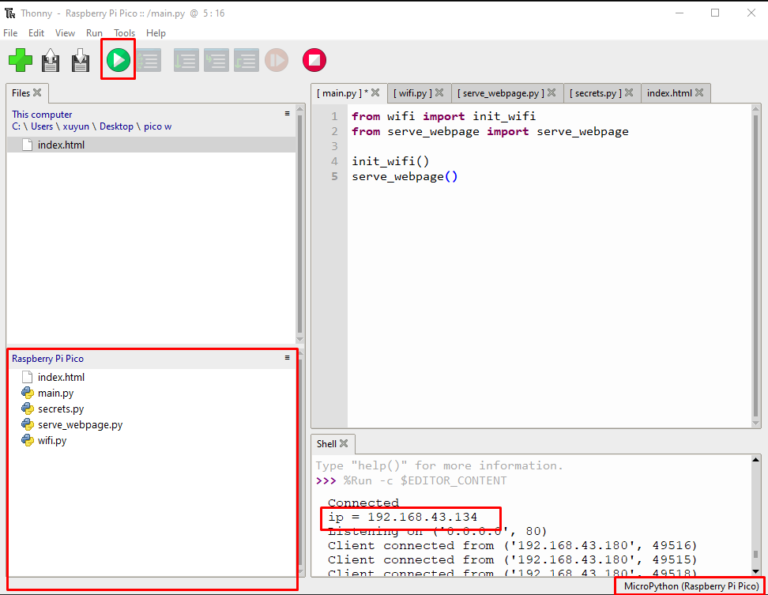 Raspberry Pi Pico W Beginners Components Tutorial Picockpit