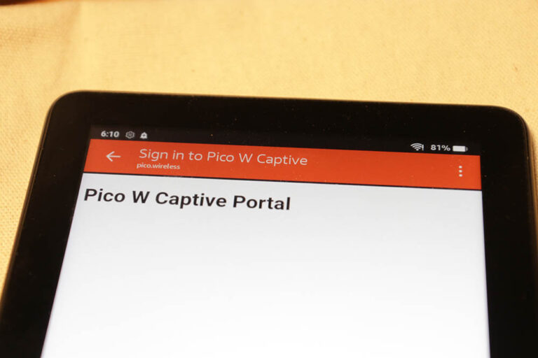 How to Make a Captive Portal for your Business with a Raspberry Pi Pico W | PiCockpit