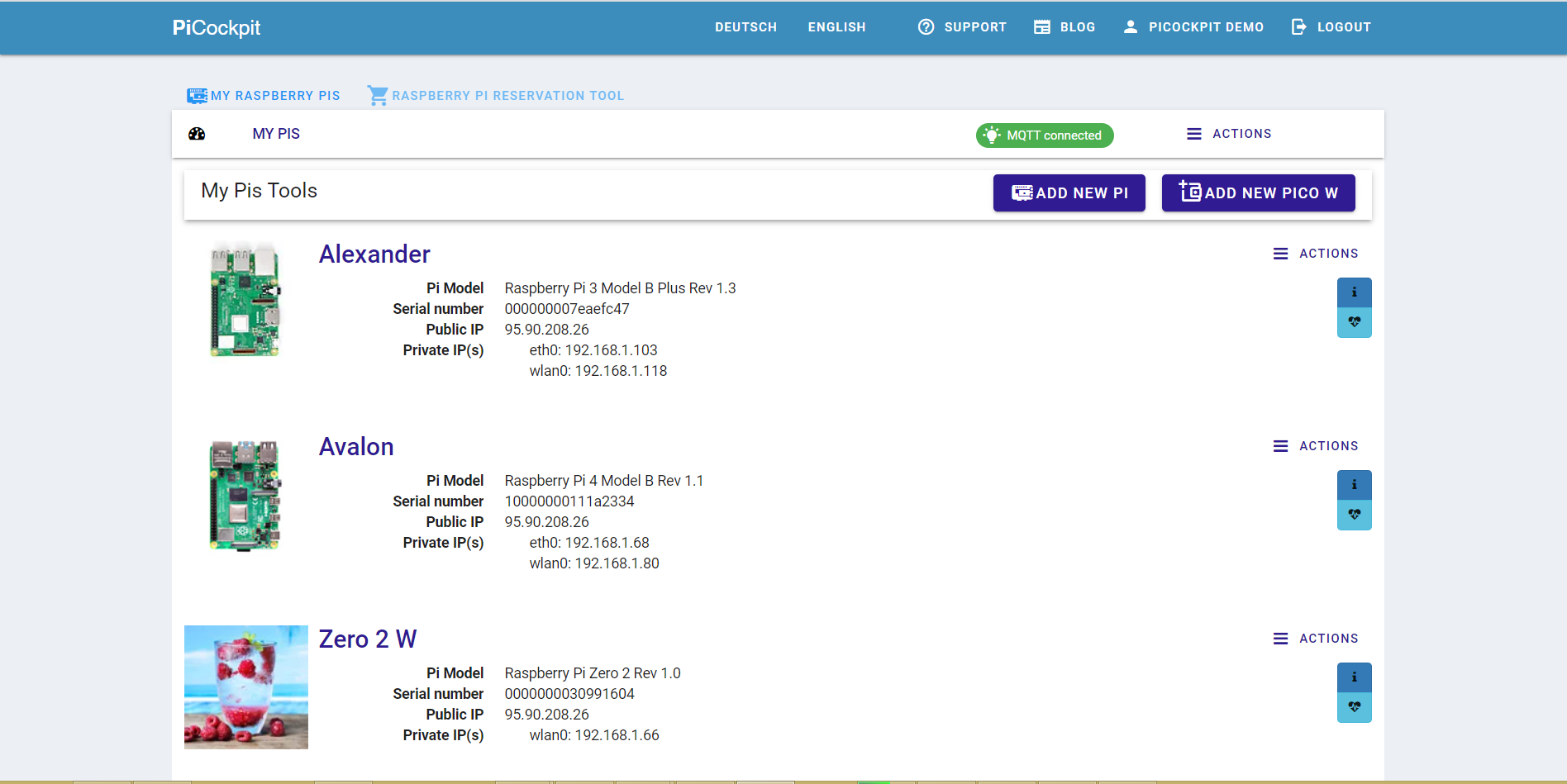 Picockpit 监控和控制你的raspberry Pi：最多可免费使用5个pis 为树莓派设计的网络操作系统
