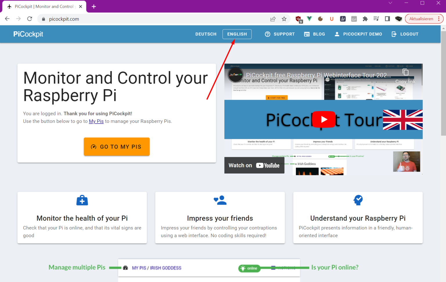 PiCockpit | Monitor and Control your Raspberry Pi: free for up to 5 Pis! — the web OS for ...