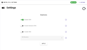 Enable SSH on a Raspberry Pi Remotely with PiCockpit | PiCockpit