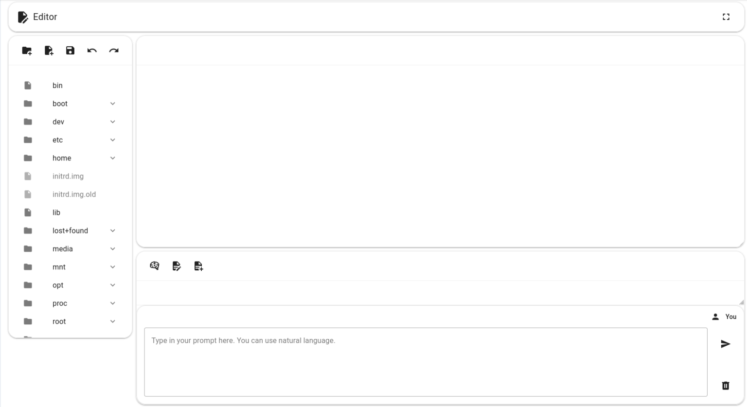 File Editor App | PiCockpit